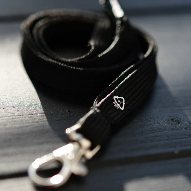 10mm Black rPET Classic RPET Bootlace Breakaway Lanyard - Pinpops®